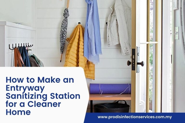 How to Make an Entryway Sanitizing Station for a Home